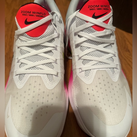 Nike | Shoes | Nike Mens Zoom Winflo 8 Rawdacious White Pink Black ...